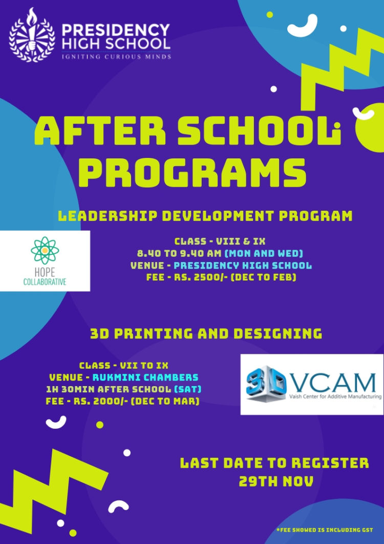 After School Programs at Everest Campus! – Presidency High School